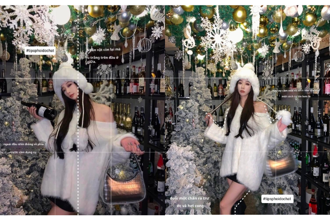 Cách tạo dáng chụp ảnh với cây thông Noel ĐẸP một phát ăn ngay